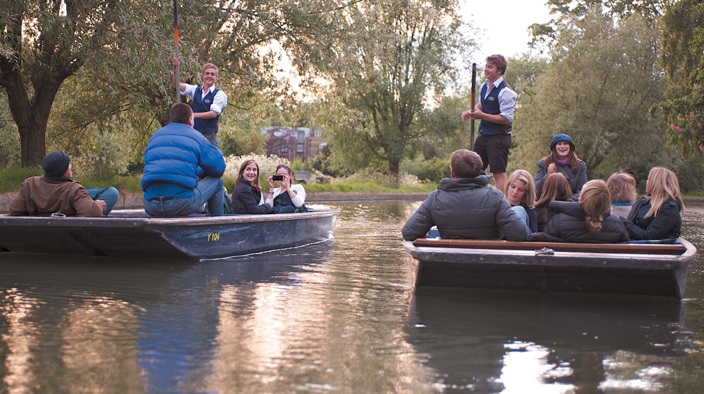 Punting Cambridge with Scudamore's